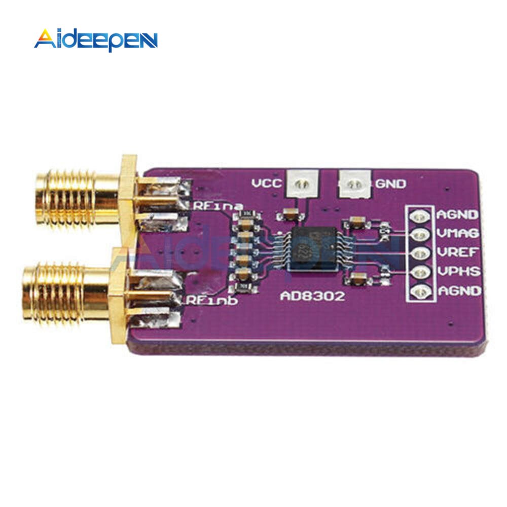 AD8302 Bandwidth Logarithmic Amplifier Board Amplitude Phase RF Detect – Aideepen