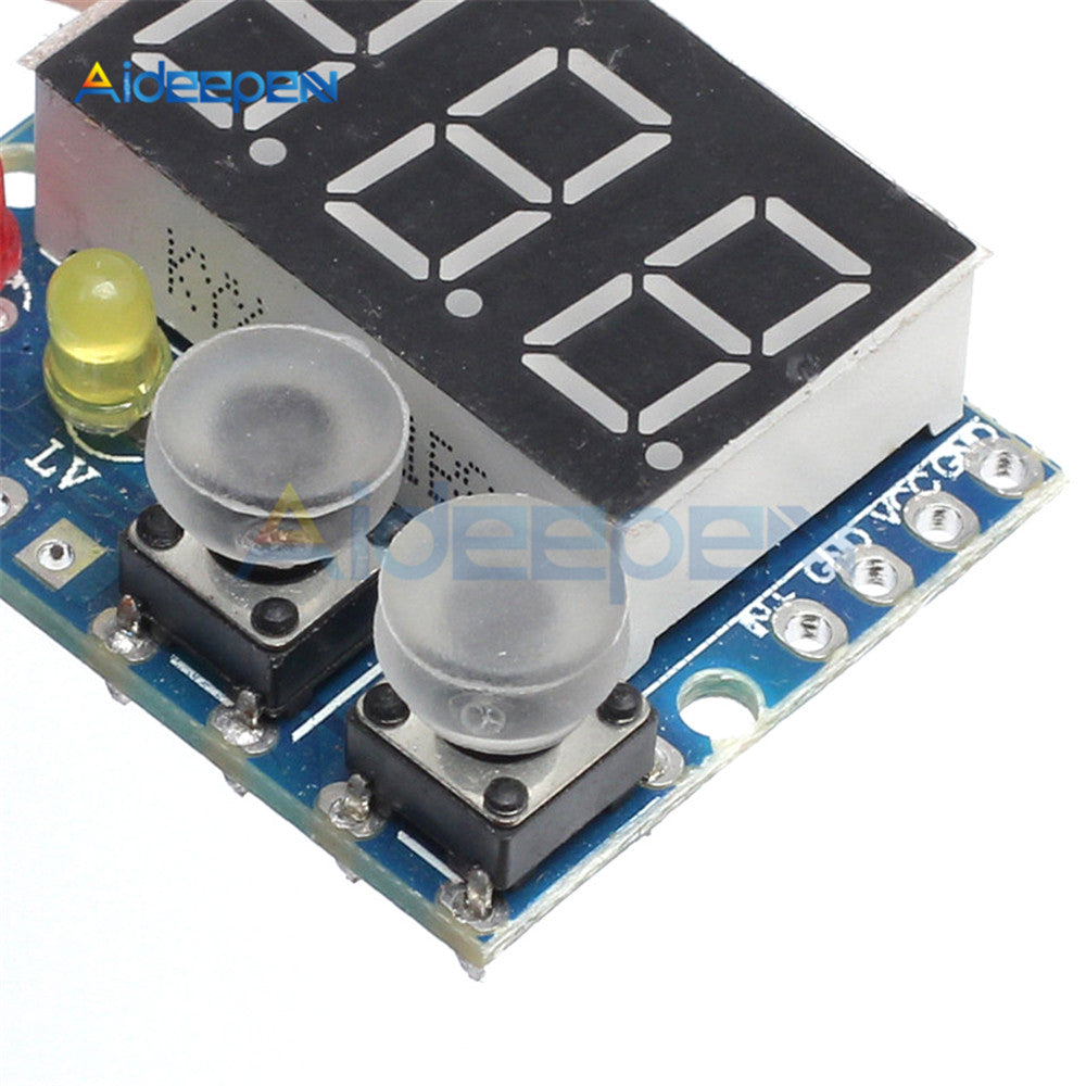 Dc 0 99 9v Green Led Panel Digital Voltmeter Applied W Alarm Indicato