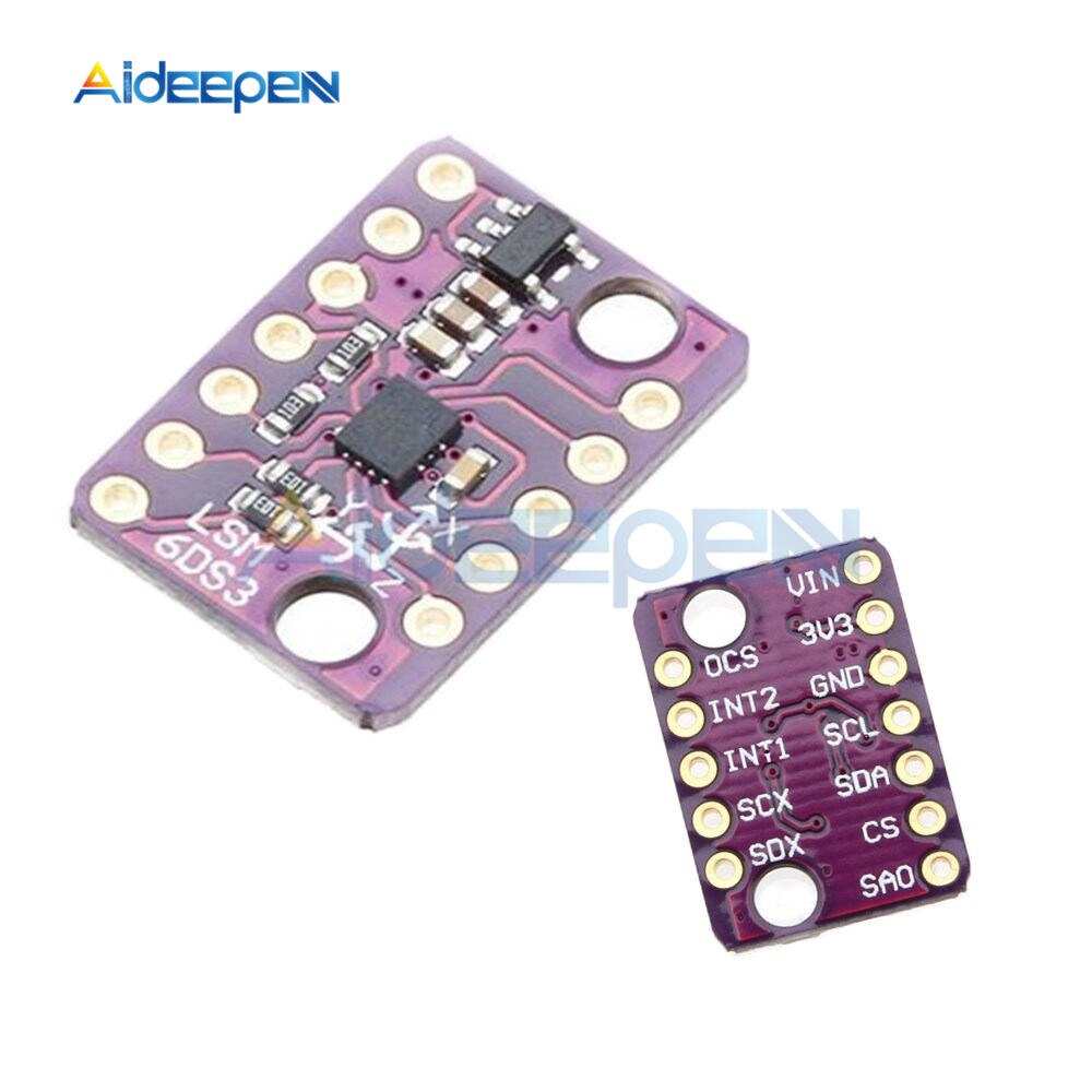GY LSM6DS3 LSM6DS3 Accelerometer Gyro Embedded Digital Temperature Sen – Aideepen