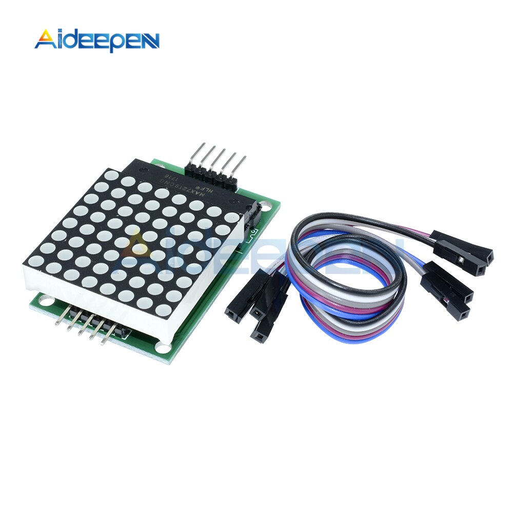 MAX7219 Dot Matrix Led Module Led Display Module MCU Control Kit with – Aideepen
