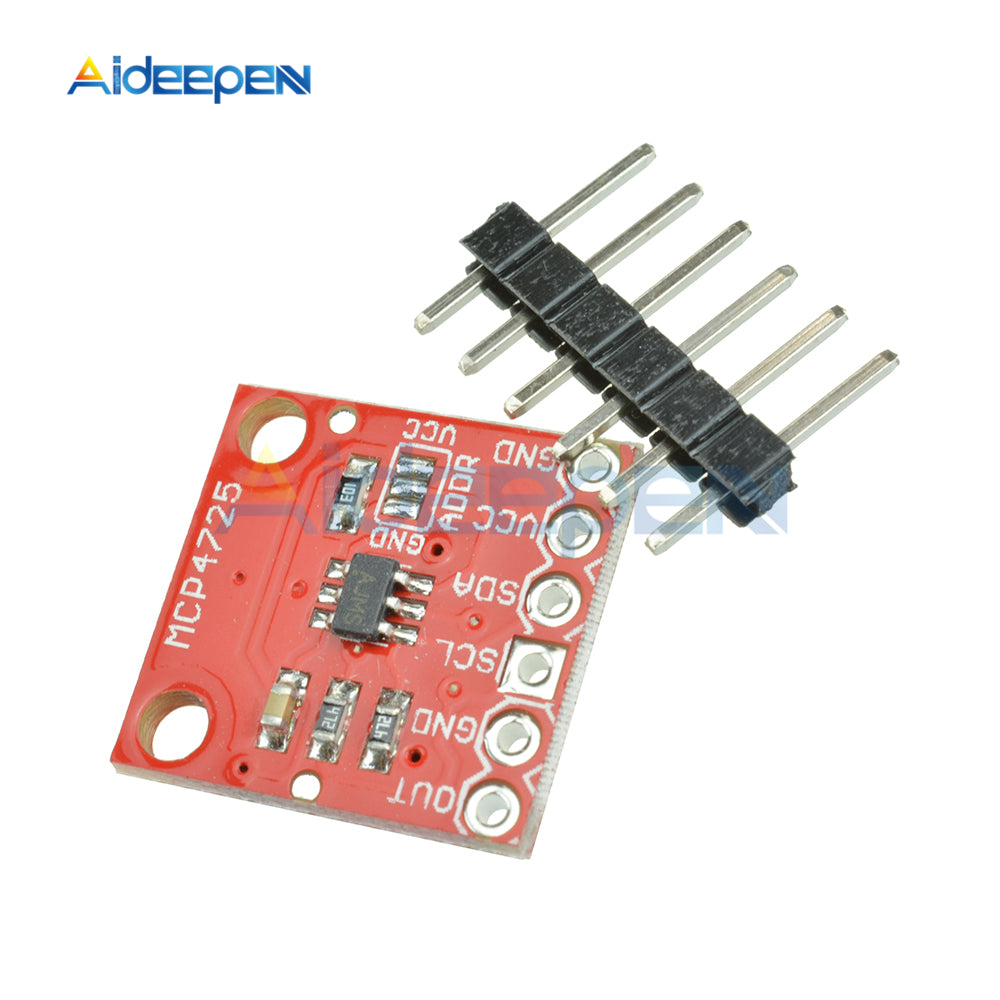 MCP4725 12Bit I2C DAC Breakout Digital to Analog EEPROM Development Bo – Aideepen