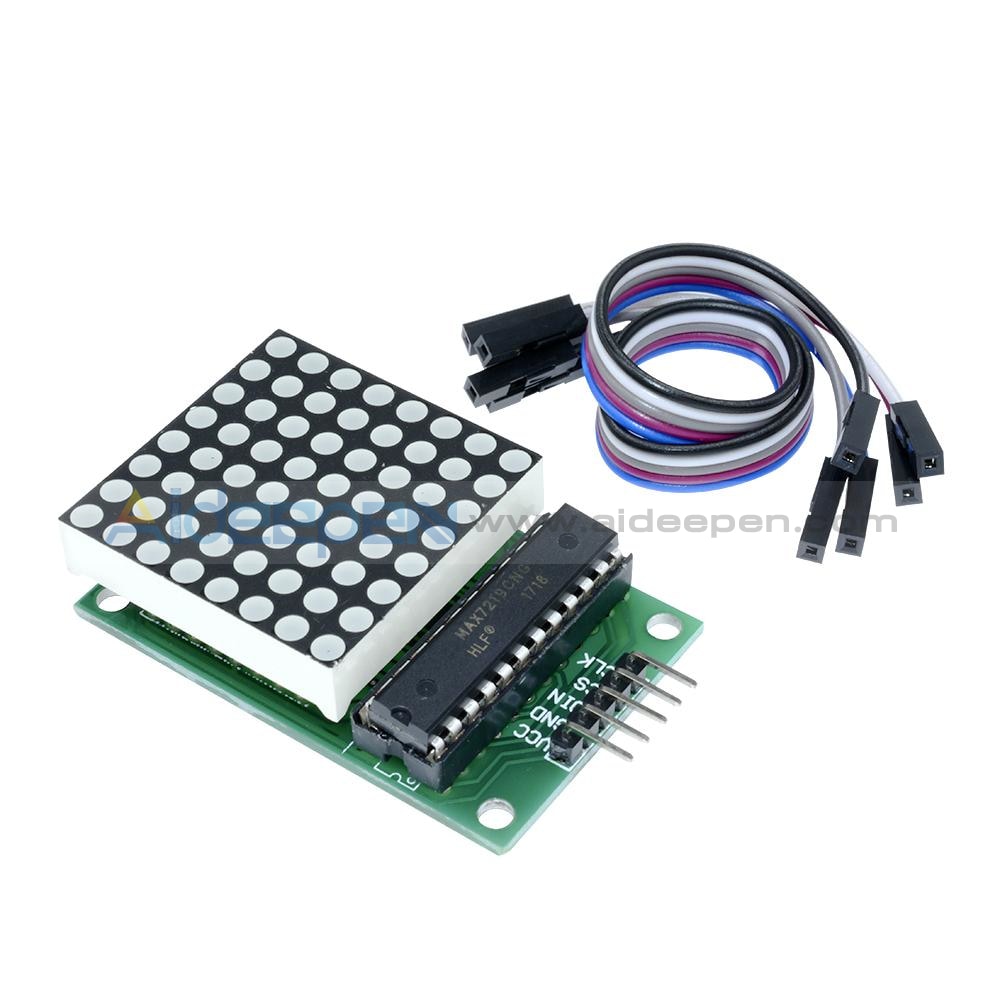 MAX7219 Dot Led Matrix Module MCU Control LED Display Module Board – Aideepen