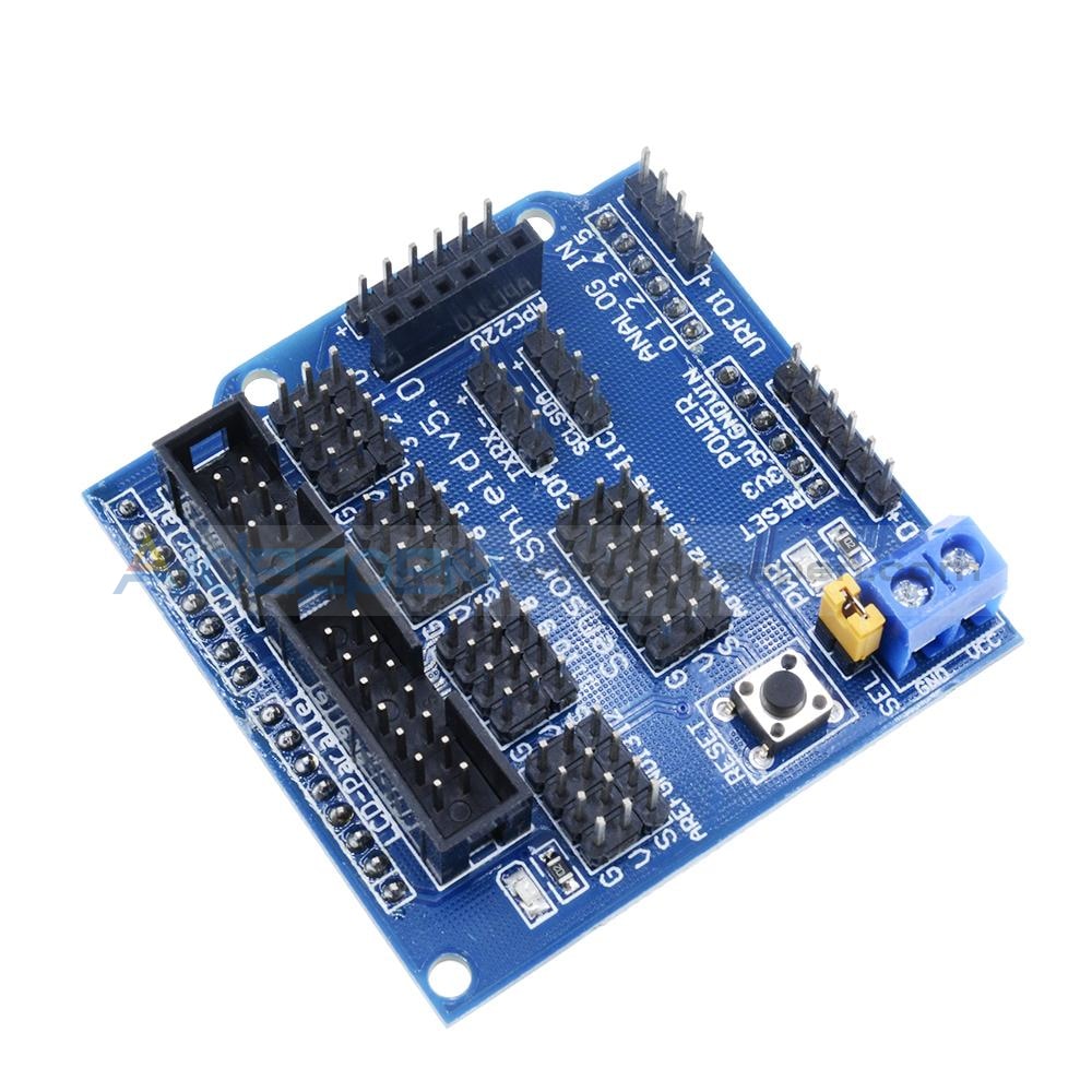 UNO MEGA Duemilanove Sensor Motor Shield V5 Digital Analog Module – Aideepen