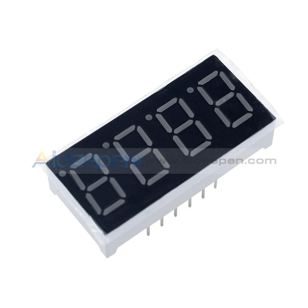 0.36inch 7 Segment 4 Digit Common Cathode 0.36" RED LED Digital Displa ...