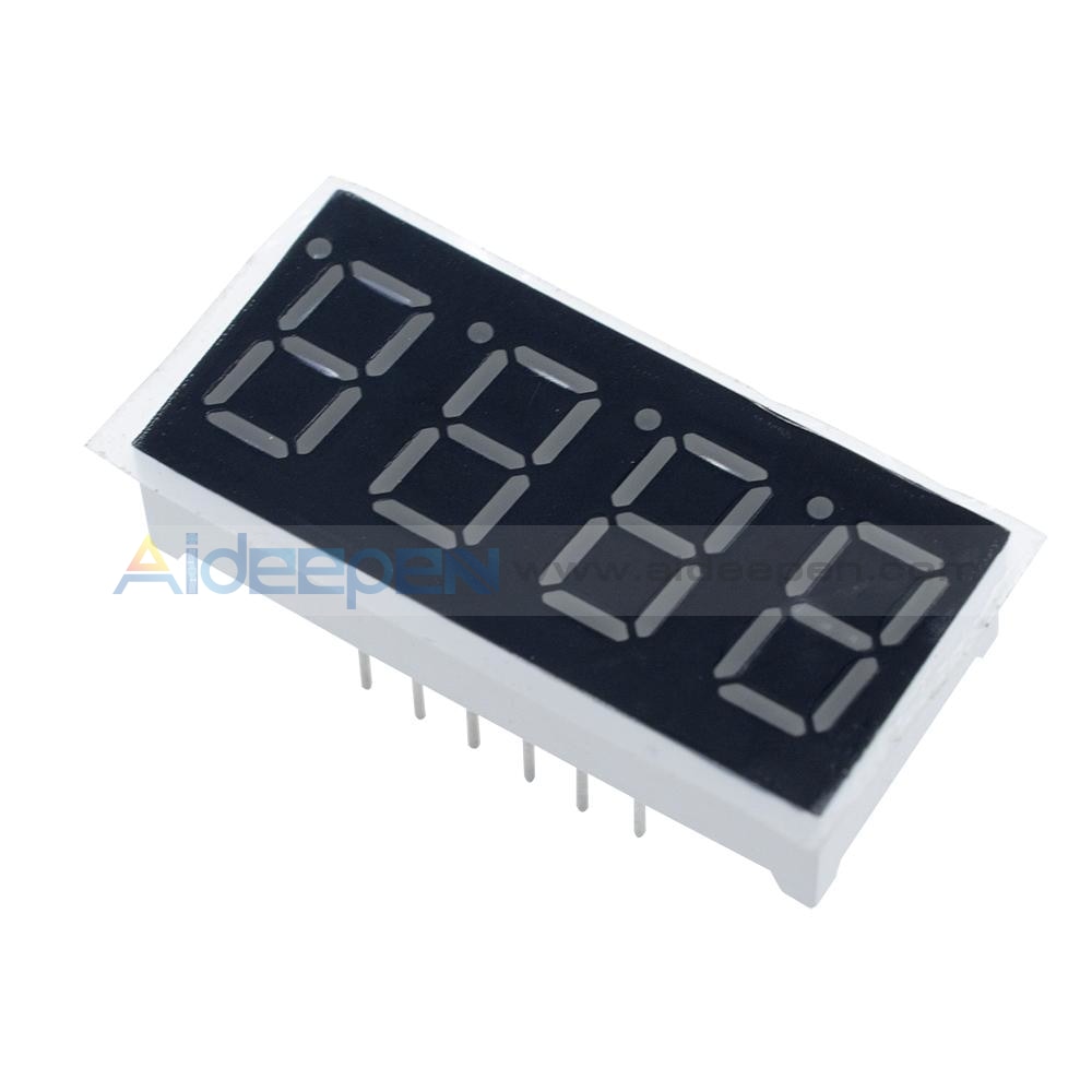 0.36inch 7 Segment 4 Digit Common Cathode 0.36" RED LED Digital Displa ...