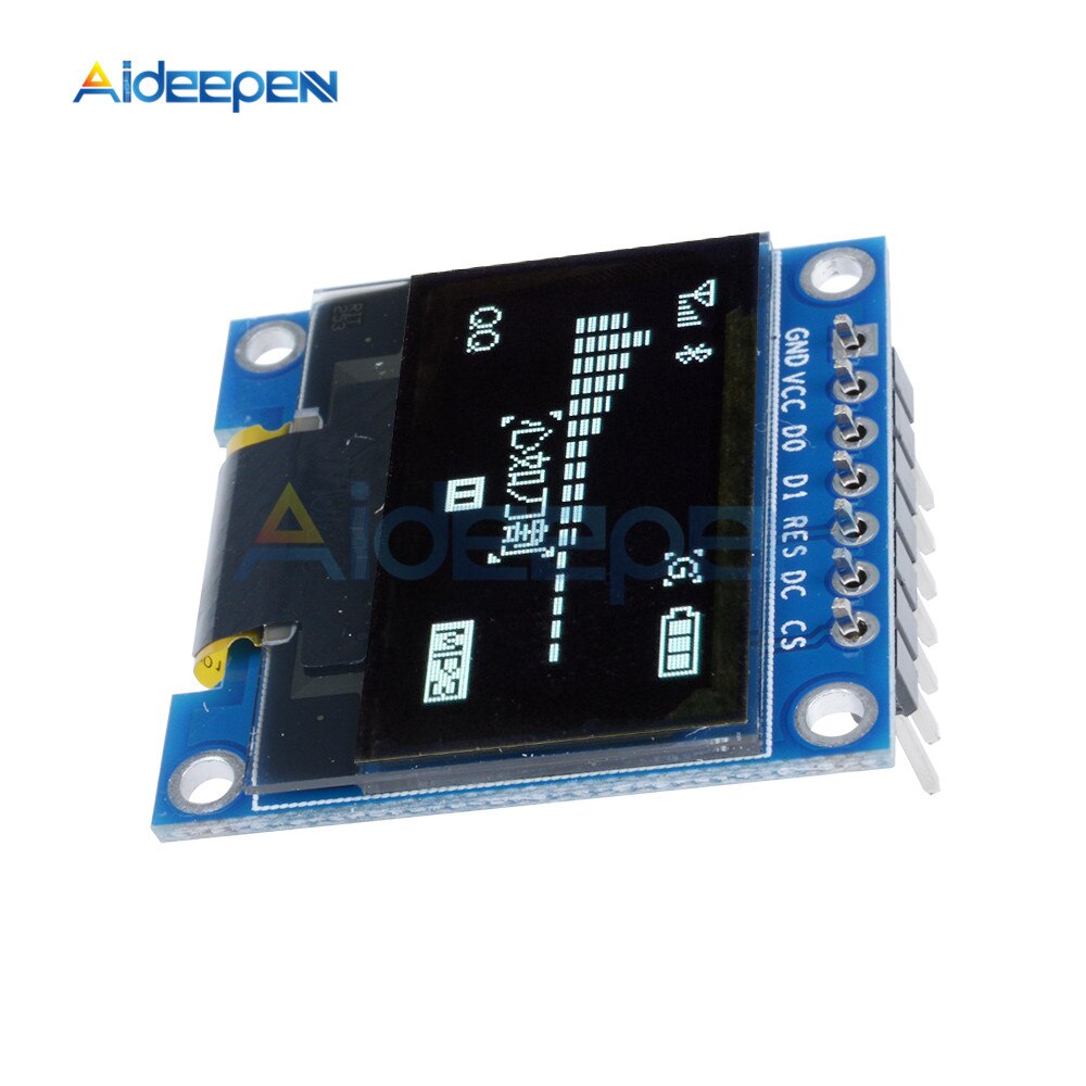 0.96 inch IIC Serial White OLED Display Module 128X64 I2C SSD1306 Driv ...