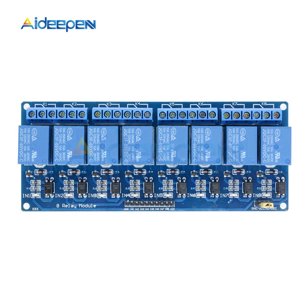 1 2 4 6 8 16 Channel DC 5V Relay Module with Optocoupler Low Level Tri ...
