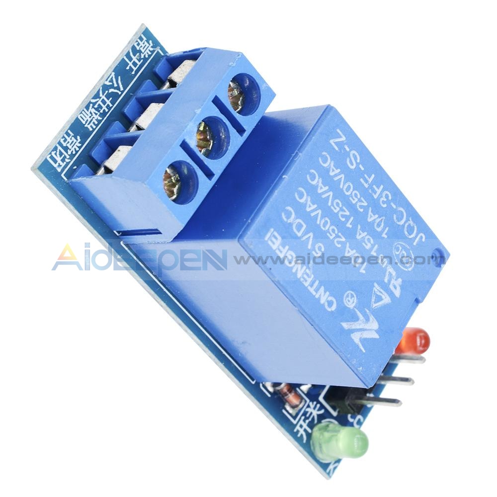 1 Channel 5V Relay Module Shield Low Level Trigger for Arduino – Aideepen