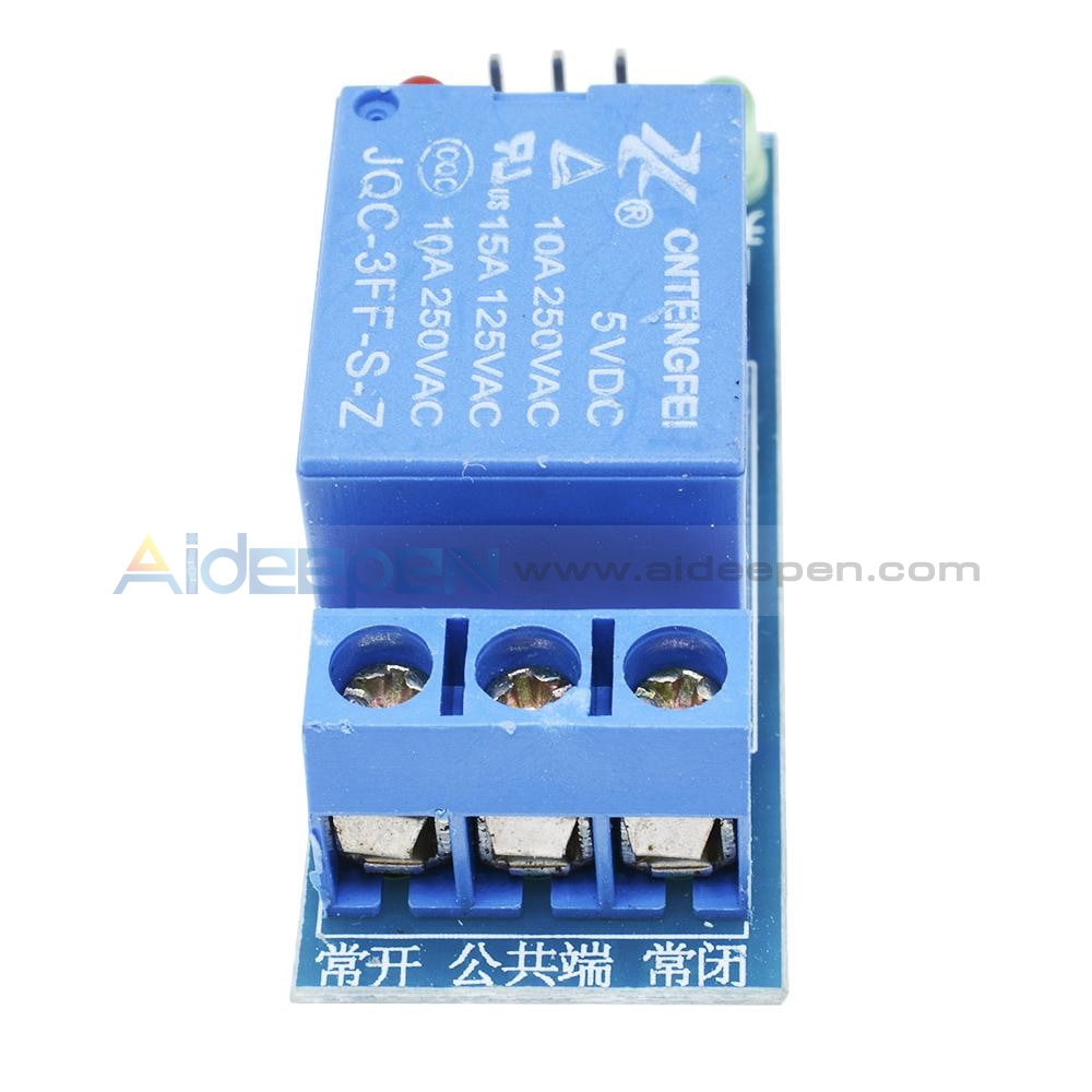 1 Channel 5V Relay Module Shield Low Level Trigger for Arduino – Aideepen