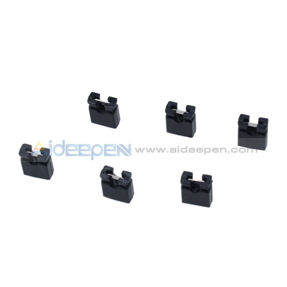 100PCS Pitch Jumper Shorted Cap&Headers & Wire Housings 2.54MM Shunt – Aideepen