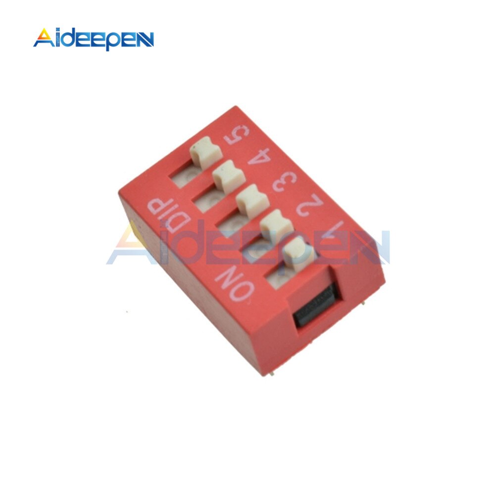 10pcs/Lot 1/2/3/4/5/6/7/8/9/10/12P DIP Toggle Switch Slide Type Module ...