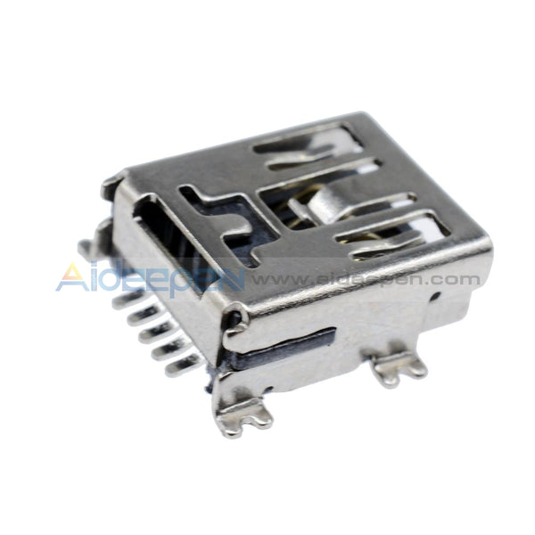 10pcs Mini Usb Type B Female 5 Pin Smt Smd Socket Jack Connector Port