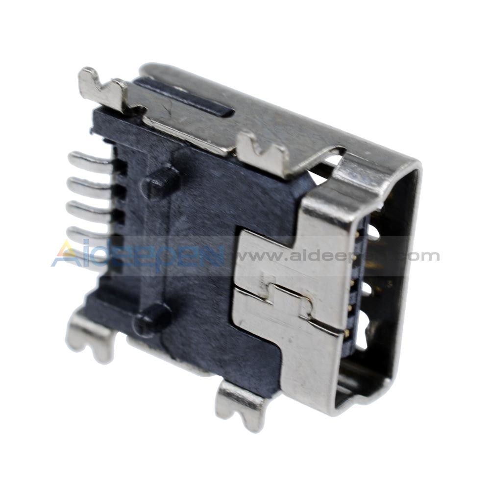 10PCS Mini USB Type B Female 5-Pin SMT SMD Socket Jack Connector Port ...