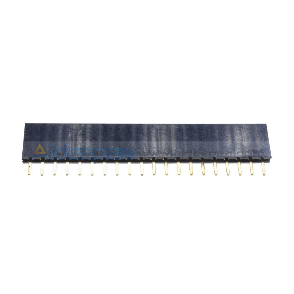 10PCS Single Row 20Pin 1x20 Female Socket Connector 2.54mm Pitch – Aideepen