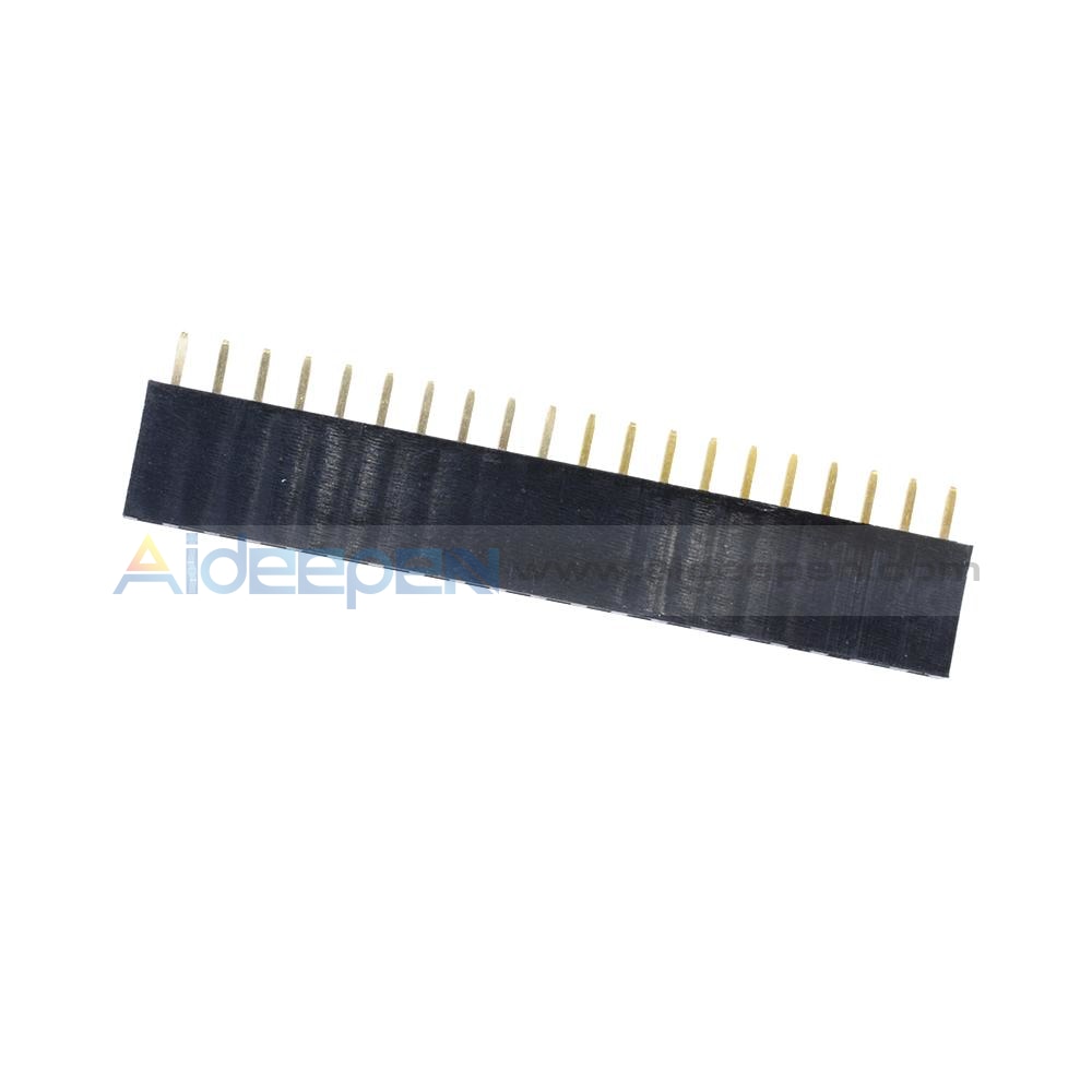 10PCS Single Row 20Pin 1x20 Female Socket Connector 2.54mm Pitch – Aideepen