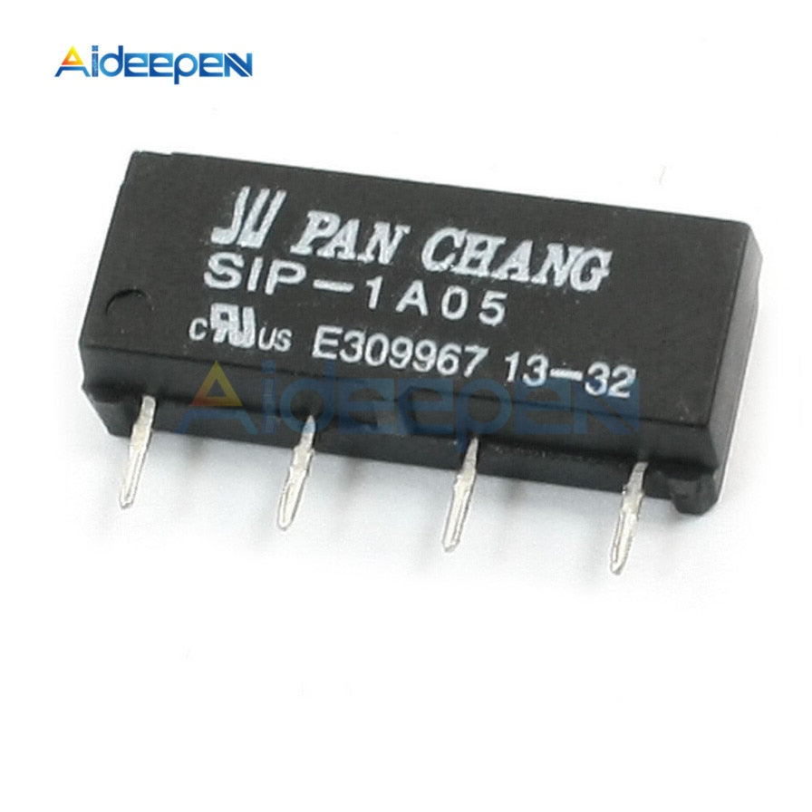 1PC 5V Relay SIP 1A05 Reed Switch Relay For PAN CHANG Relay 4PIN – Aideepen