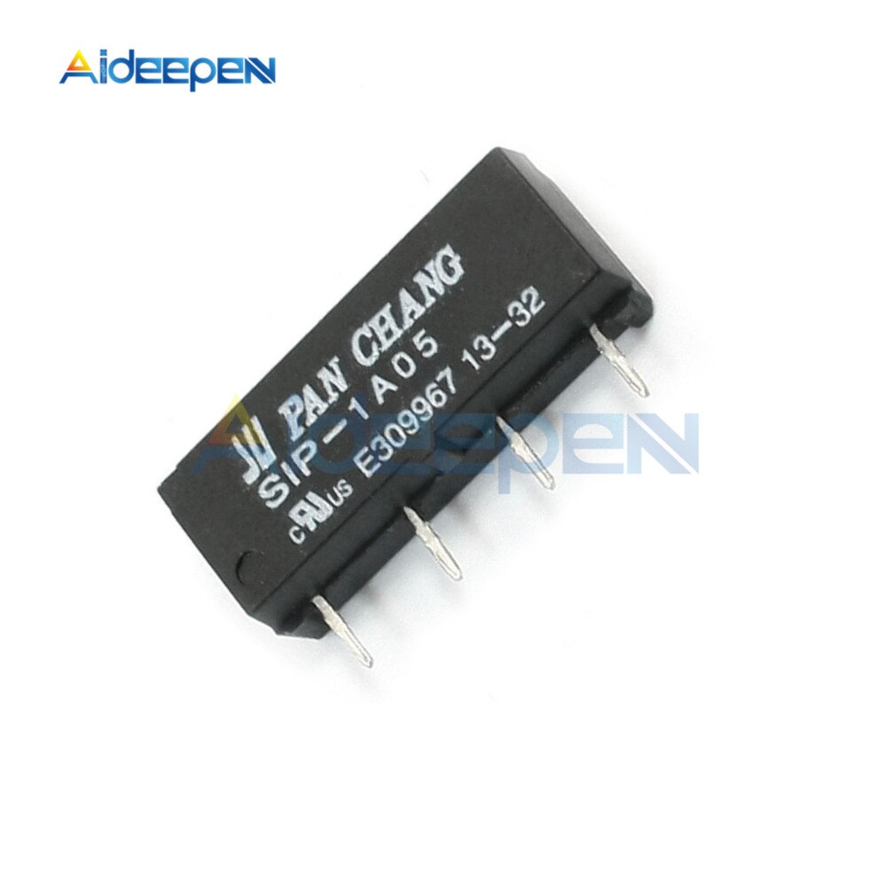 1PC 5V Relay SIP 1A05 Reed Switch Relay For PAN CHANG Relay 4PIN – Aideepen