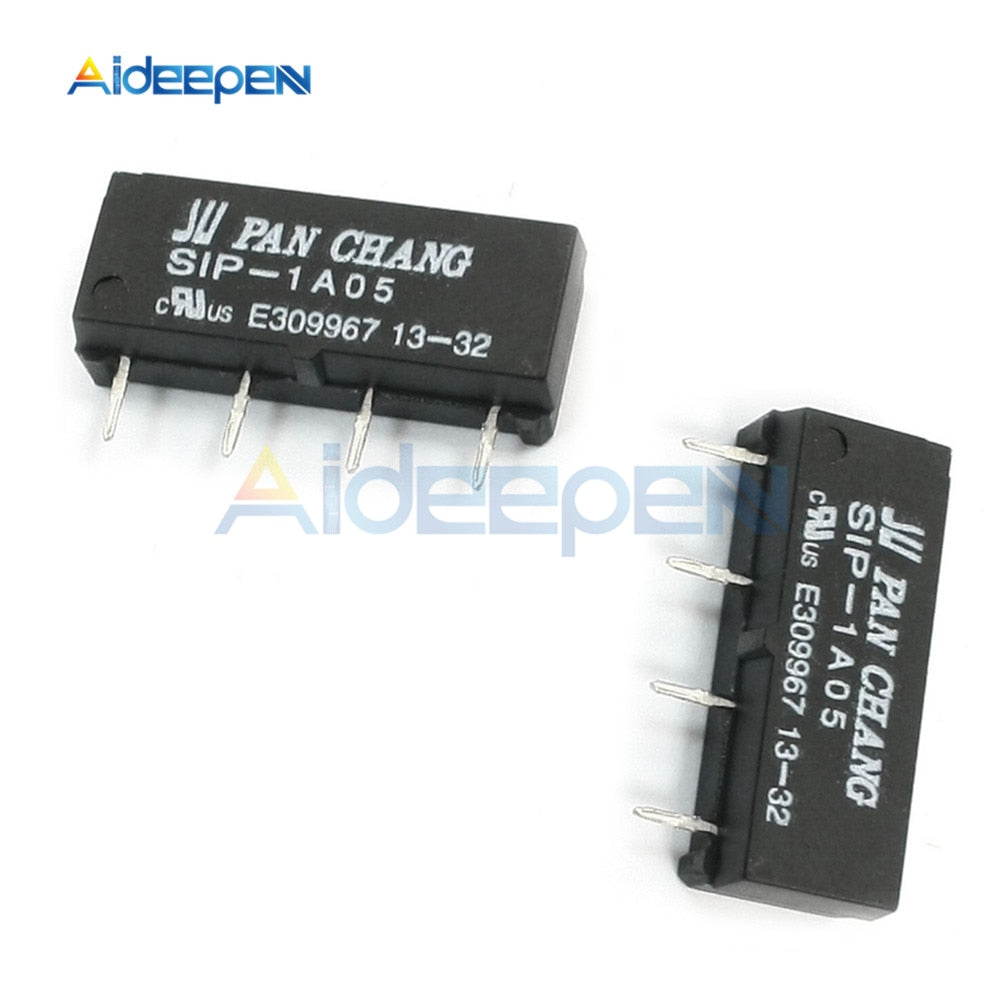 1PC 5V Relay SIP 1A05 Reed Switch Relay For PAN CHANG Relay 4PIN – Aideepen