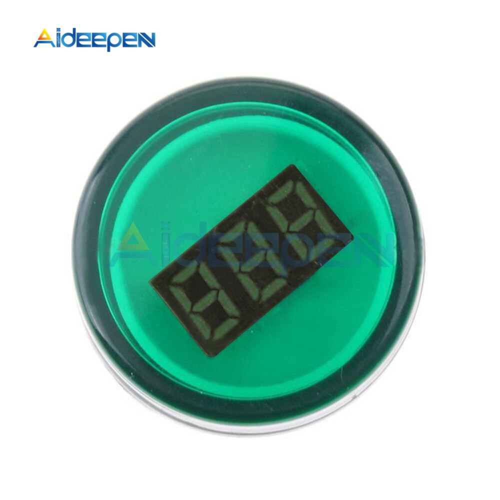 22MM AD16 22DSV AC60 500V Mini Voltage Meter LED Digital Display AC Vo ...
