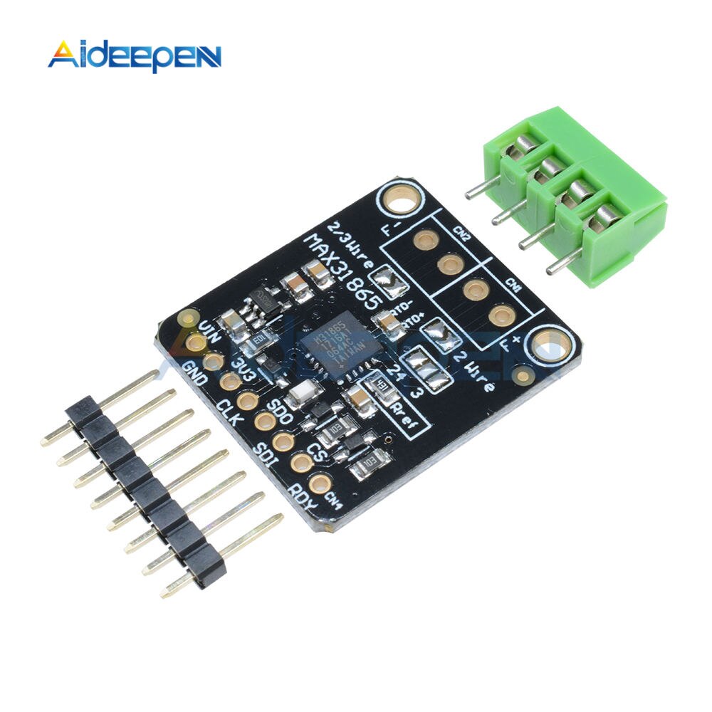 3.3V/5V MAX31865 Converter Board Temperature Thermocouple Sensor Ampli ...