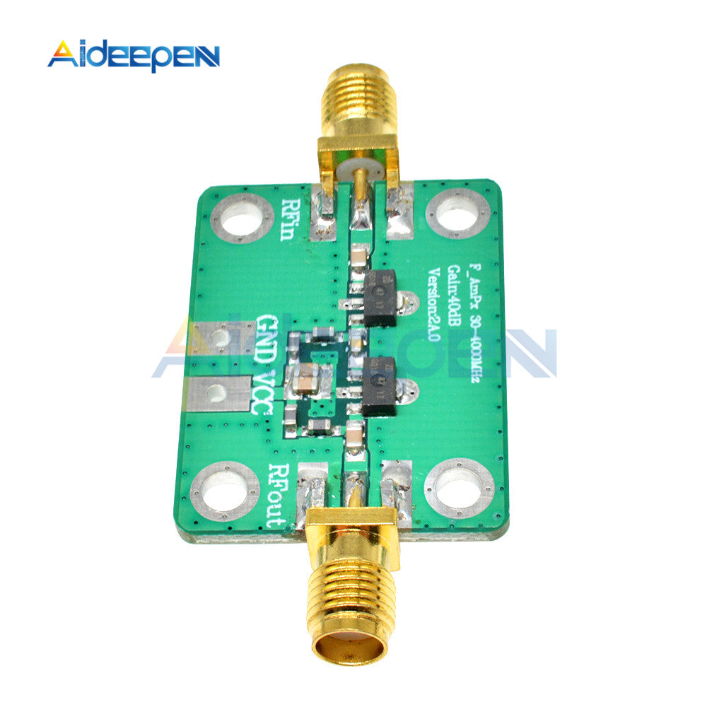 30 4000MHz 40dB Gain RF Broadband Amplifier Module for FM HF VHF/UHF 5 ...