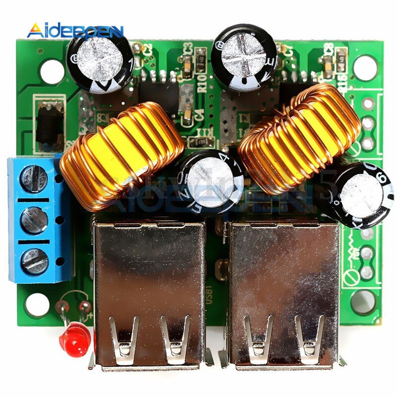4 Four USB Port A5268 Step Down Power Supply Converter Board Module DC ...