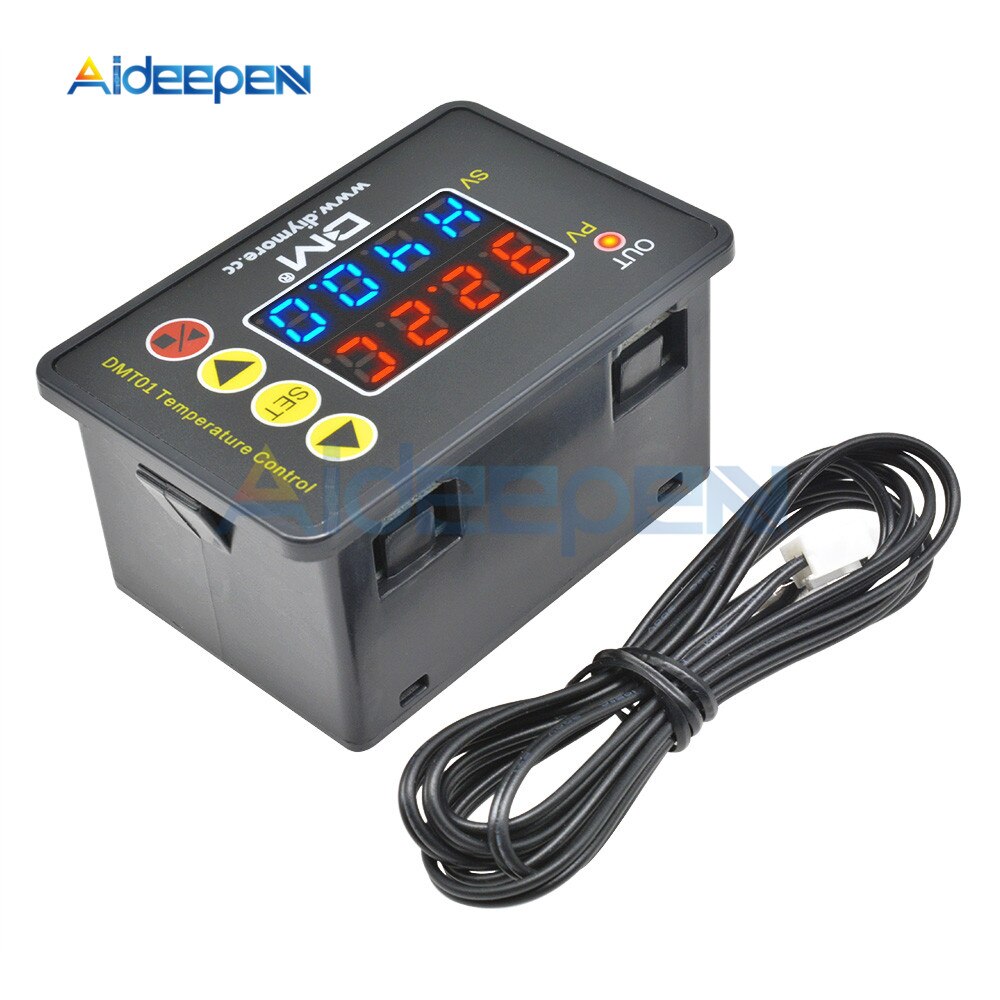 AC 110 220V DC 12V 24V Microcomputer Temperature Controller Digital In ...