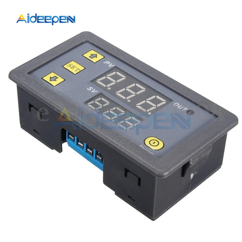 AC 110V 220V Cycle Timer Delay Relay Temperature Controller Digital Th ...