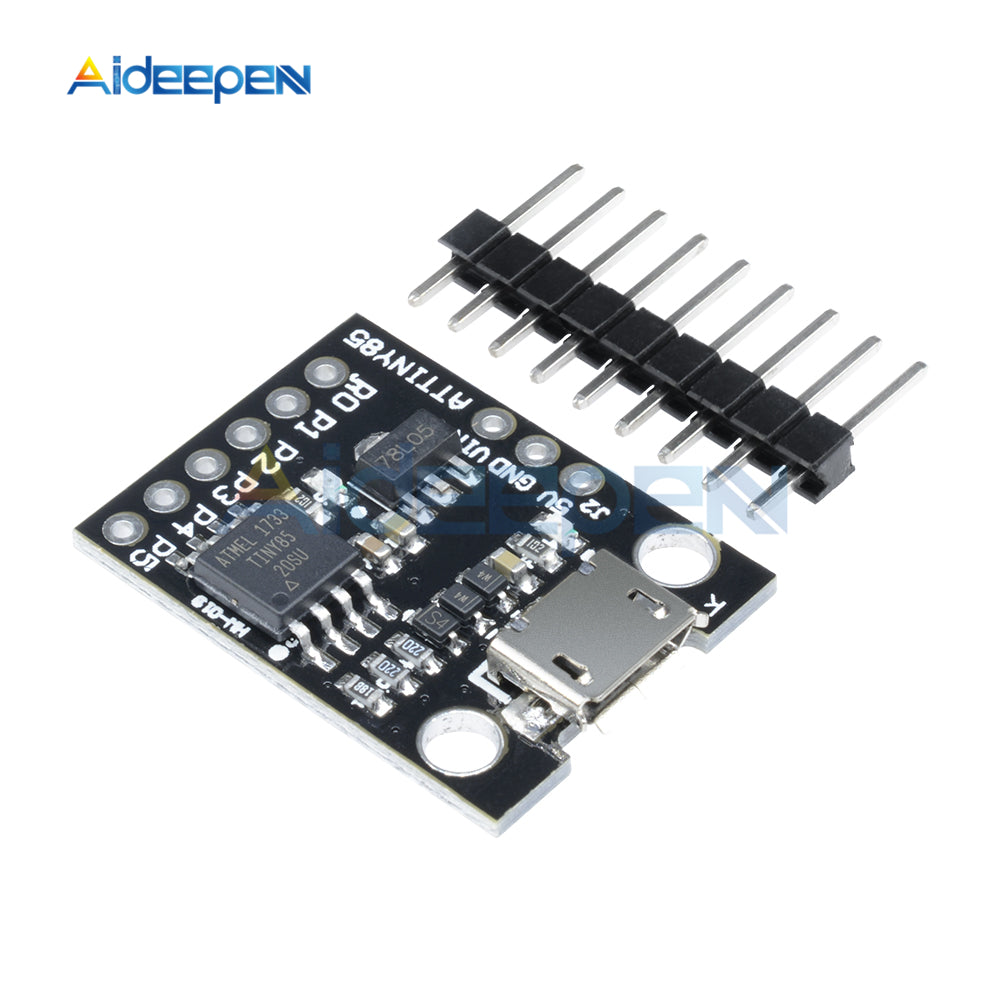 ATtiny ATtiny85 Digispark Kickstarter Micro USB Development Board Modu ...