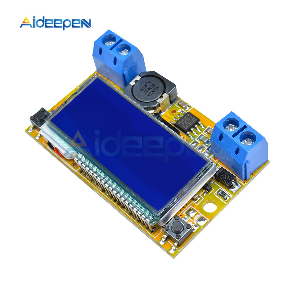 Adjustable LCD Step down Voltage Regulator Dual Display DC DC 5 23V To ...