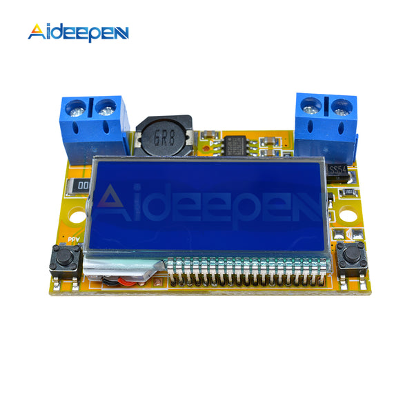 Adjustable LCD Step down Voltage Regulator Dual Display DC DC 5 23V To ...