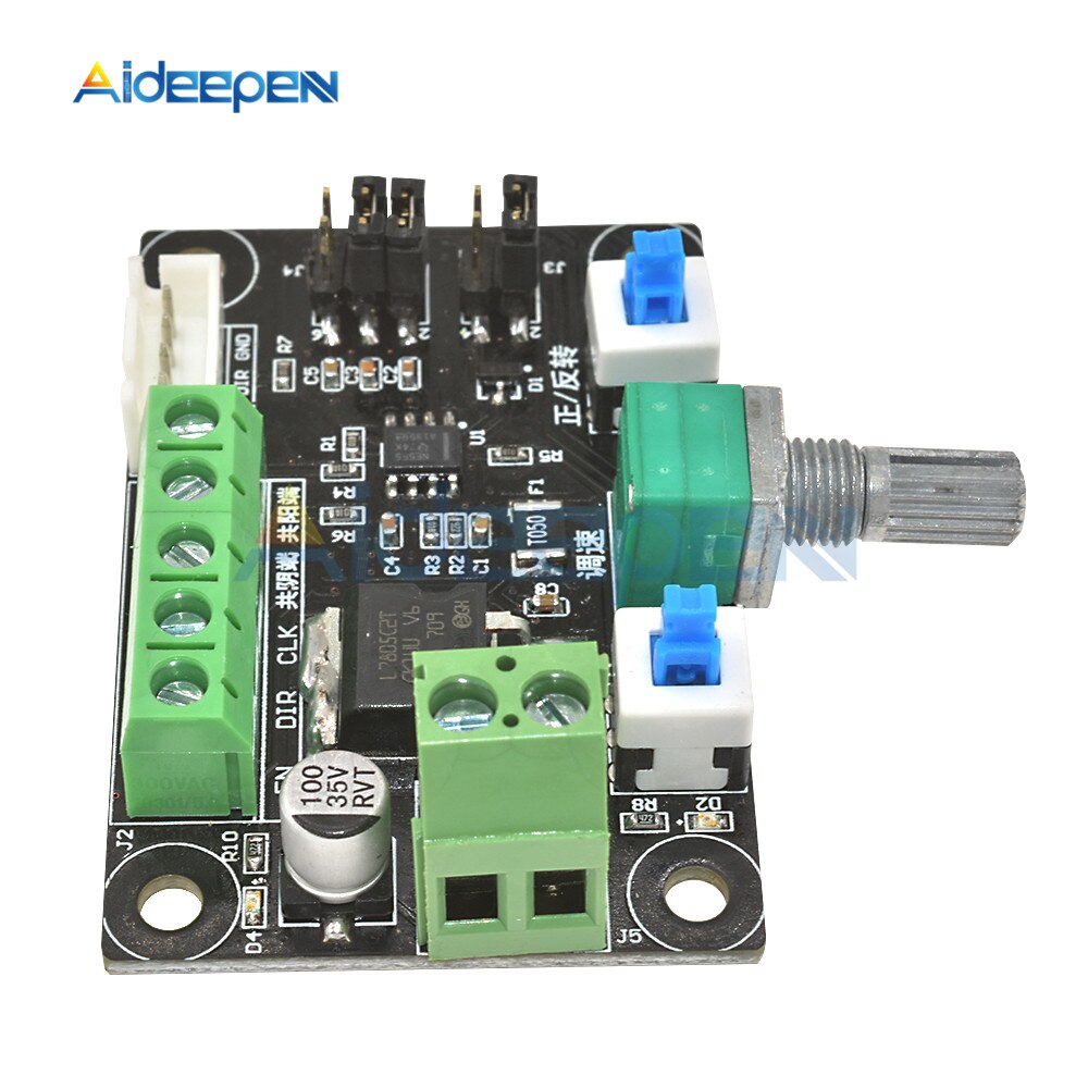 DC 12V 24V Stepper Motor Drive Driver Controller PWM Pulse Signal Gene – Aideepen