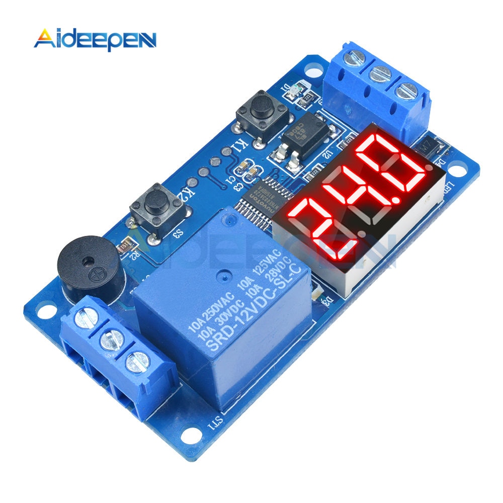 DC 12V Time Delay Relay DDC 231 Time Relay Programmable Timing Relay C ...
