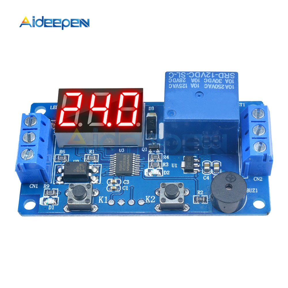 DC 12V Time Delay Relay DDC 231 Time Relay Programmable Timing Relay C ...