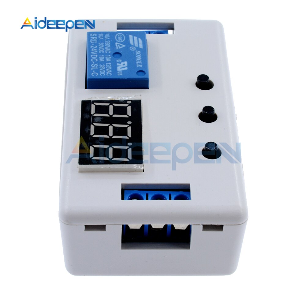 DC 24V LED Digital Display Time Delay Relay Module Programmable Timer ...