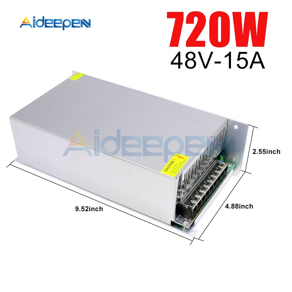 DC 48V 15A 720W Switching Power Adapter 48V 15A 720 Watts Voltage Conv ...