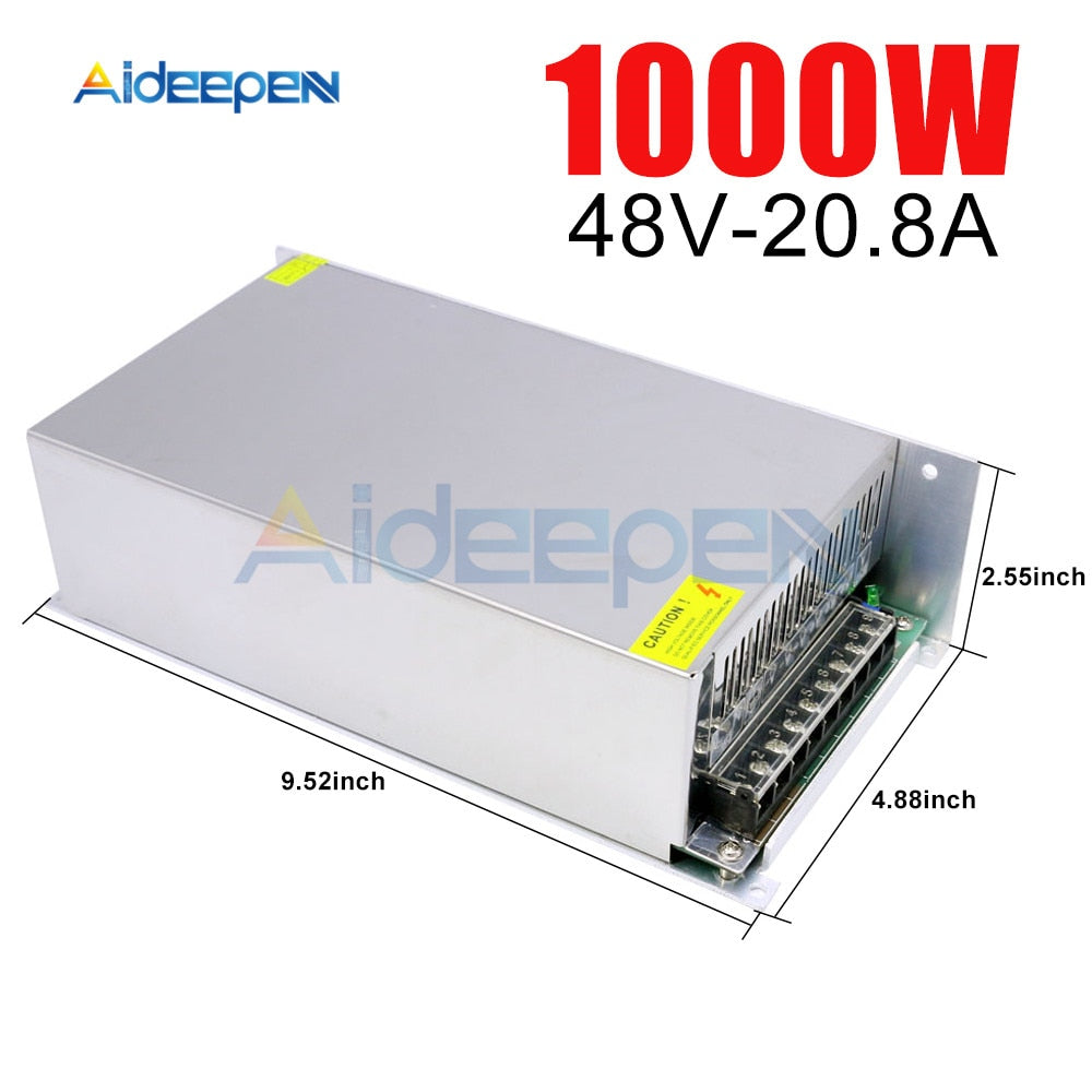 DC 48V 20.8A 1000W Switching Power Adapter 48V 20.8A 1000 Watts Voltag ...