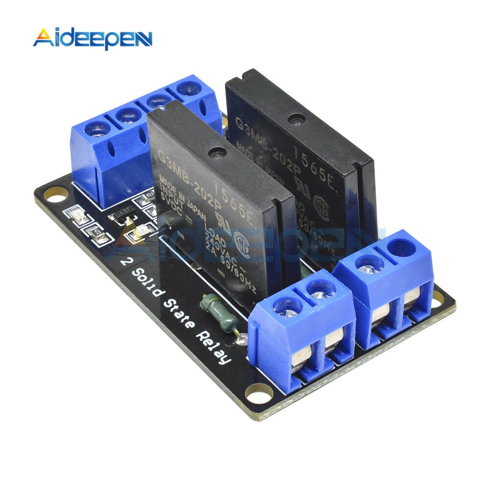 DC 5V 1 2 4 Channel Solid State Relay Board Module High Level Trigger ...