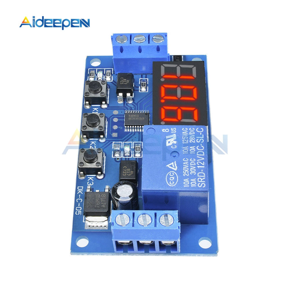 DDC 331 DC 12V Trigger Cycle Time Timer Delay Relay LED Digital Displa – Aideepen