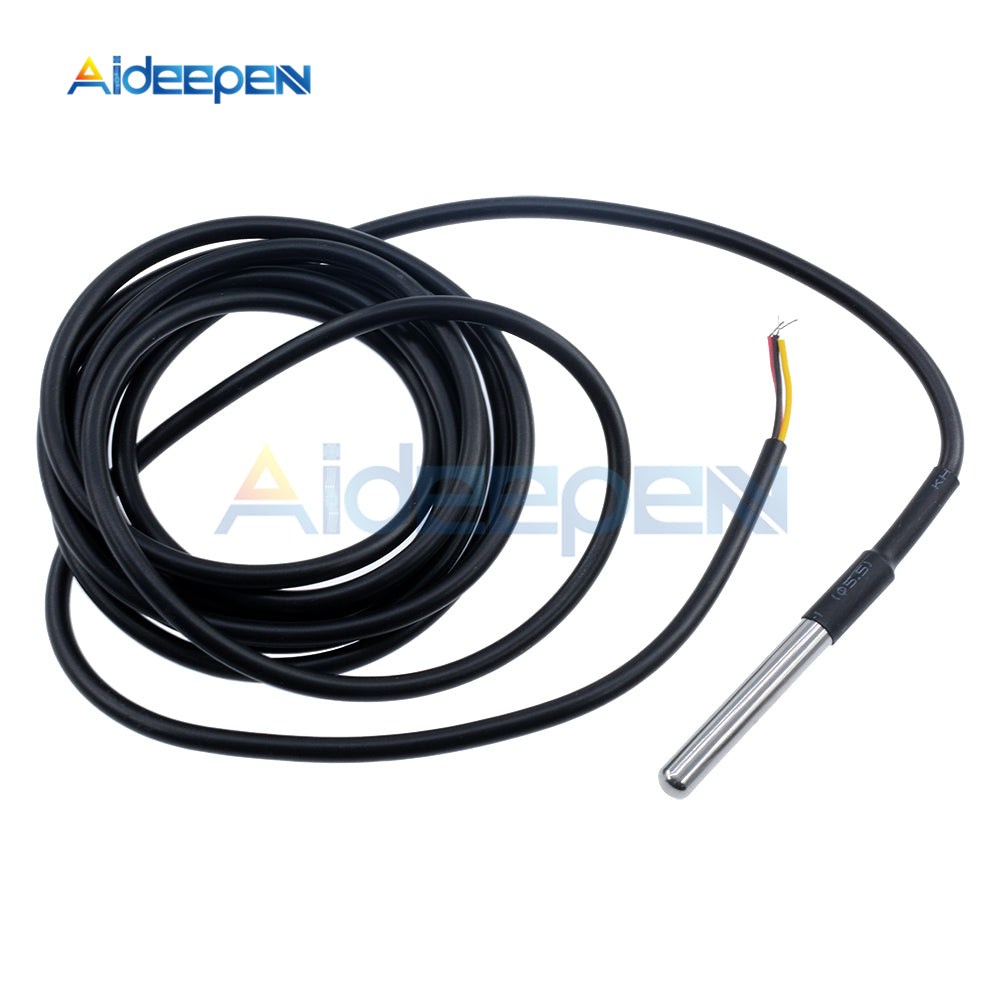 DS18B20 Waterproof Digital Temperature Probe Temperature Sensor Probe ...