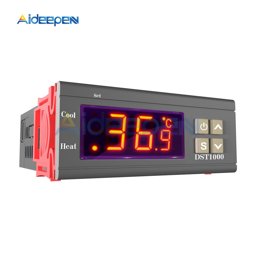 DST1000 AC 110V 220V Digital Thermostat Temperature Controller Heating ...