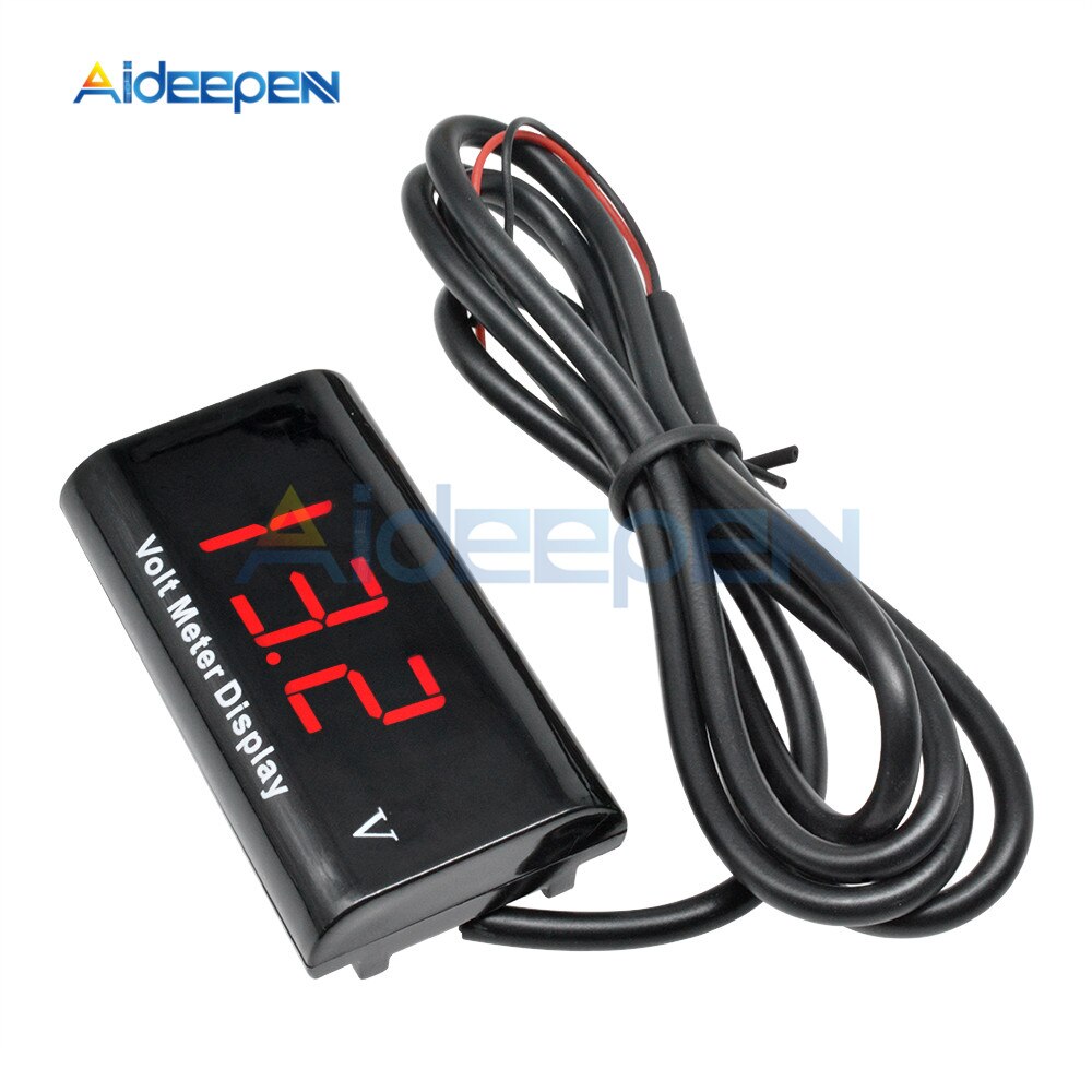 Digital Voltmeter DC 3 18V Digital Voltmeter Voltage Volt Panel Meter ...