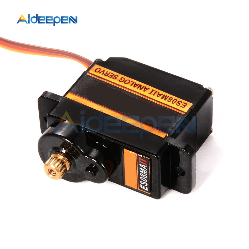 ES08MA II Mini Metal Gear Analog Servo Digital Micro Steering Servos G ...