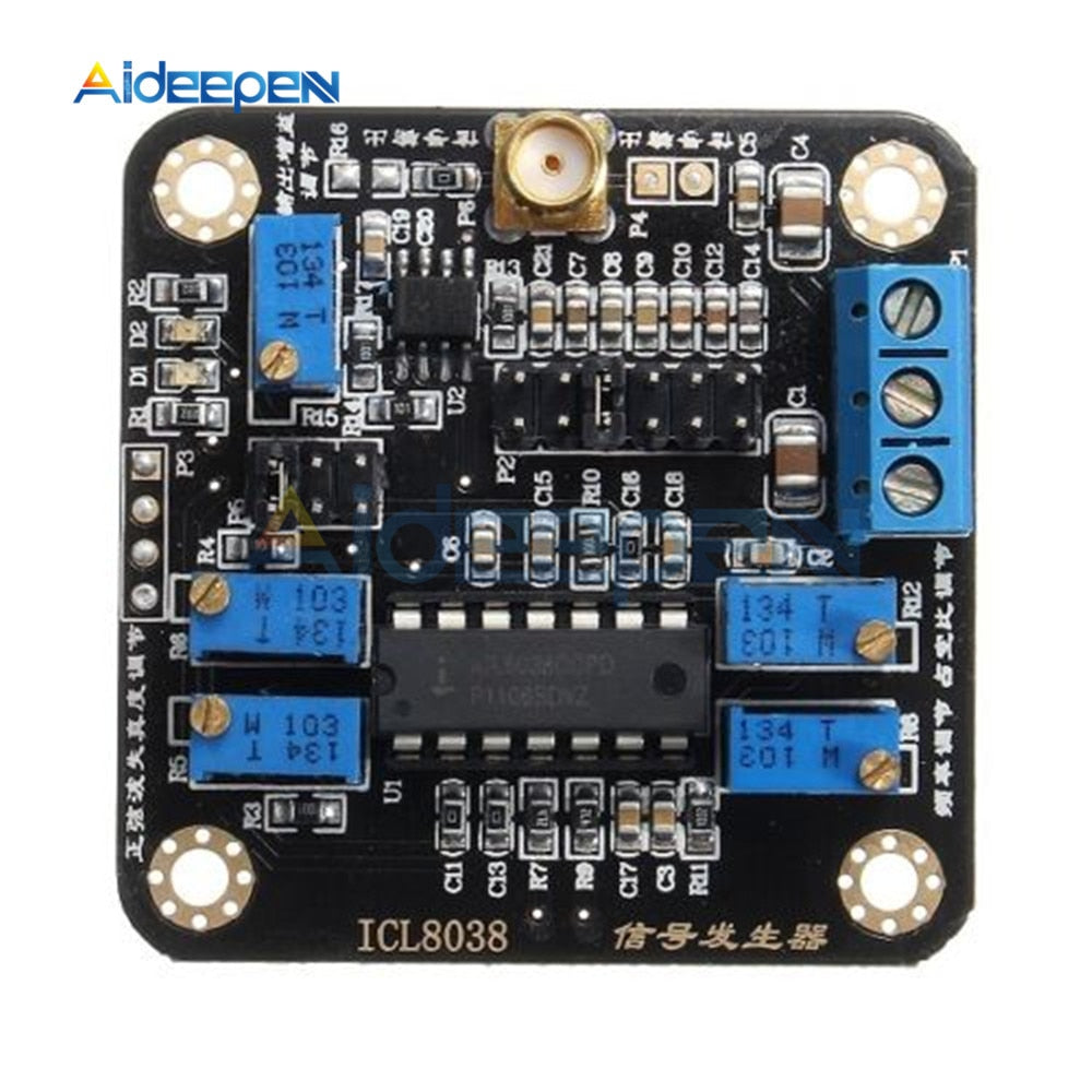 ICL8038 Low Frequency Signal Generator Module Sine Square Triangle Wav ...
