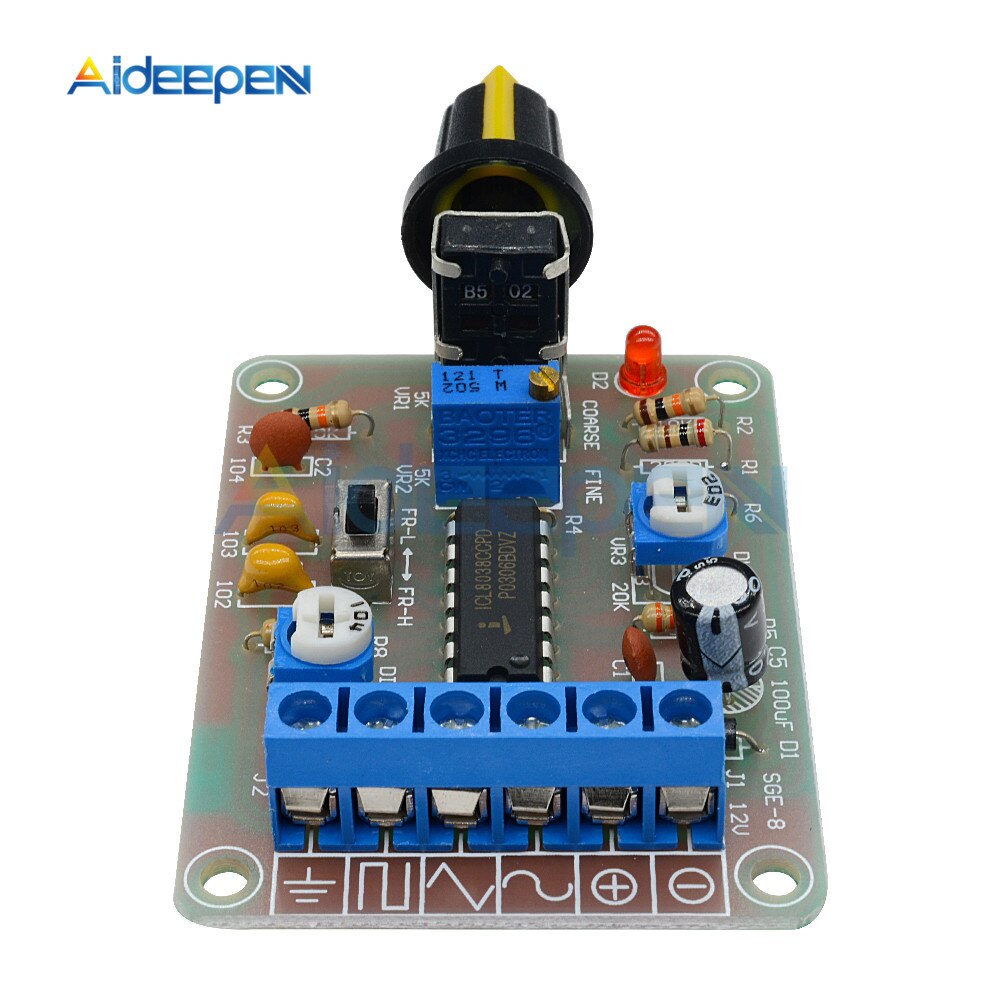 ICL8038 Monolithic Function Signal Generator Module Sine Square Triang ...
