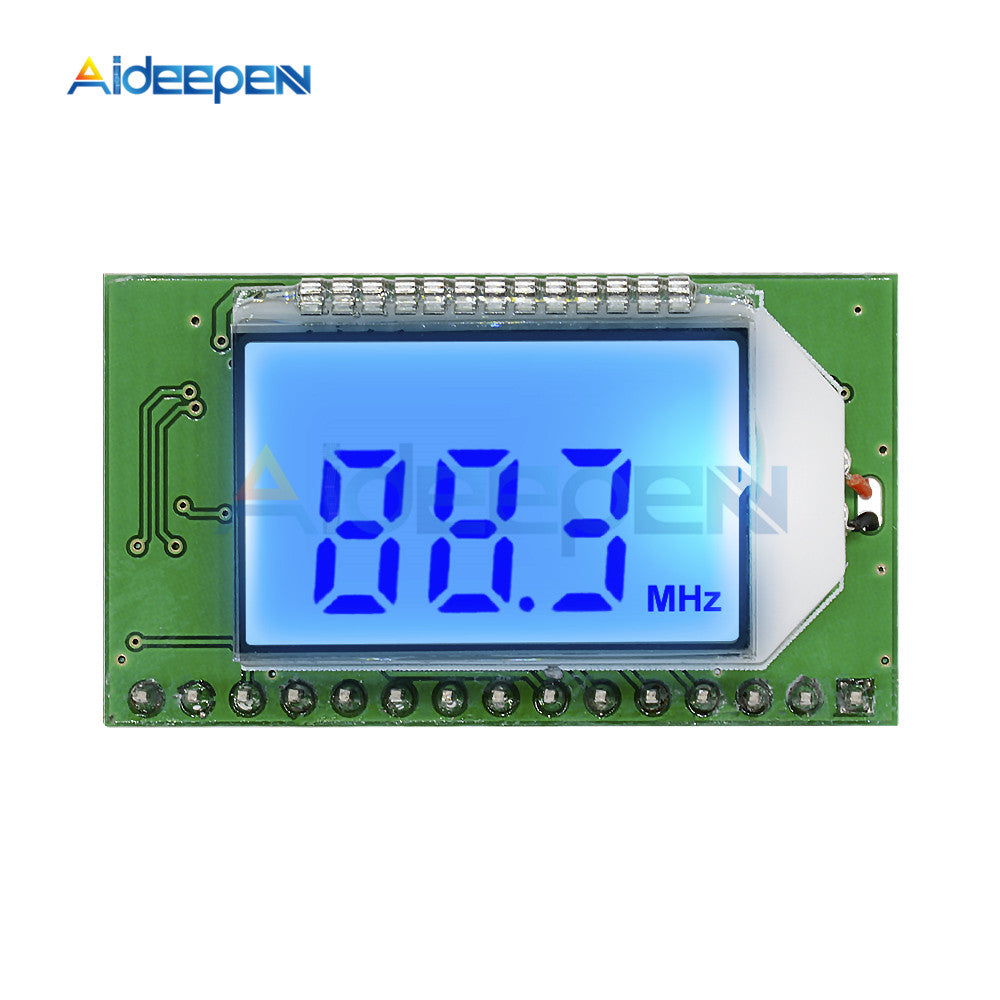 LCD Digital 87 108MHZ FM Radio Transmitter/Receiver Module Wireless Mi ...