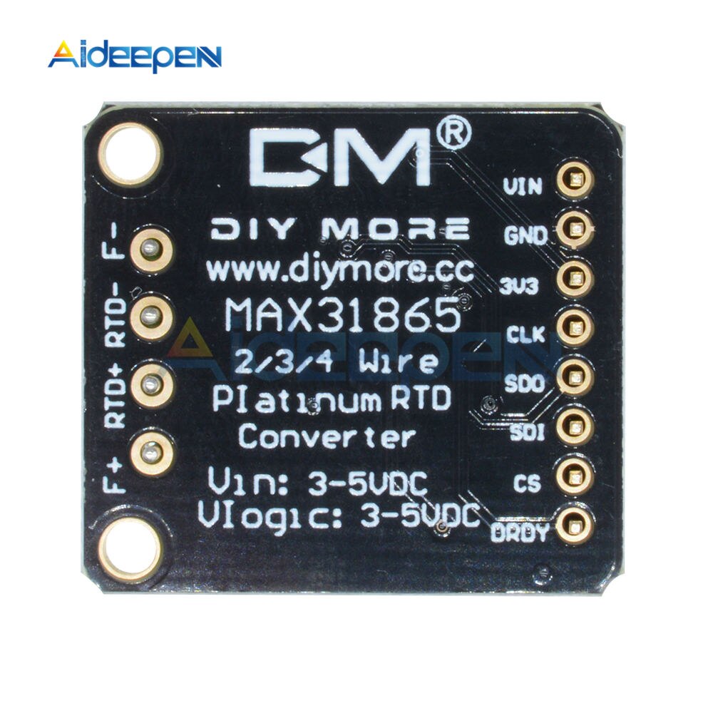 MAX31865 Converter Board Temperature Thermocouple Sensor Amplifier Mod ...