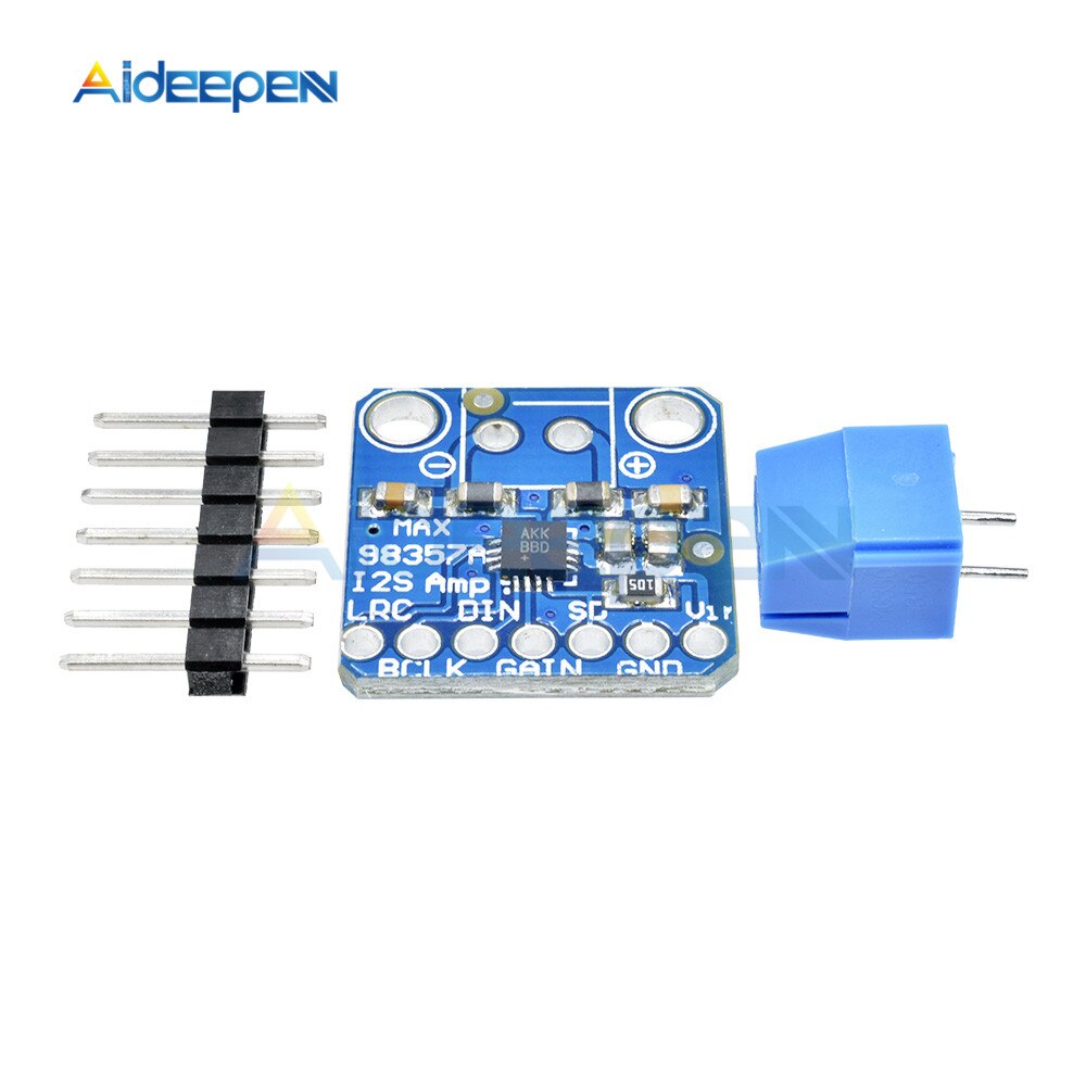 MAX98357 I2S Class D Mono Amplifier 3W Amplifier Breakout Interface DA ...