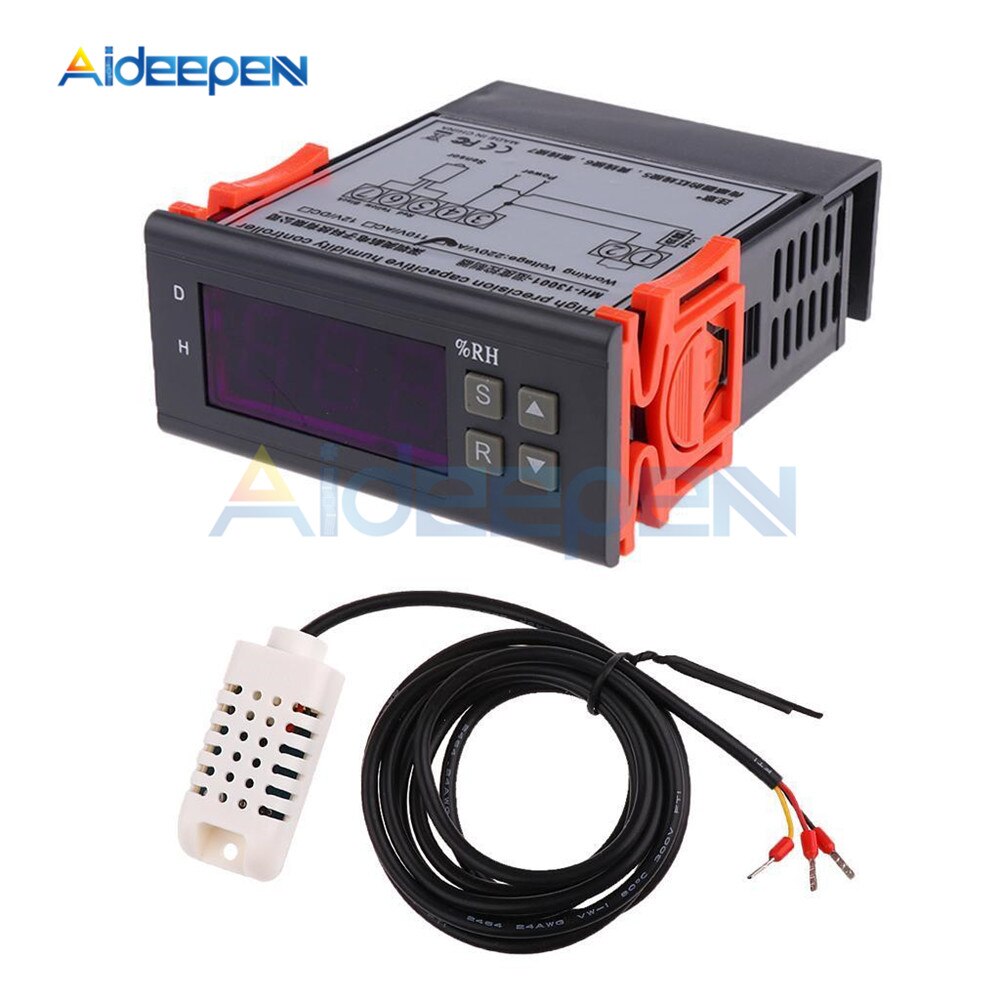 MH13001 AC220V/110V DC12V Digital Air Humidity Controller 1%RH~99%RH H ...