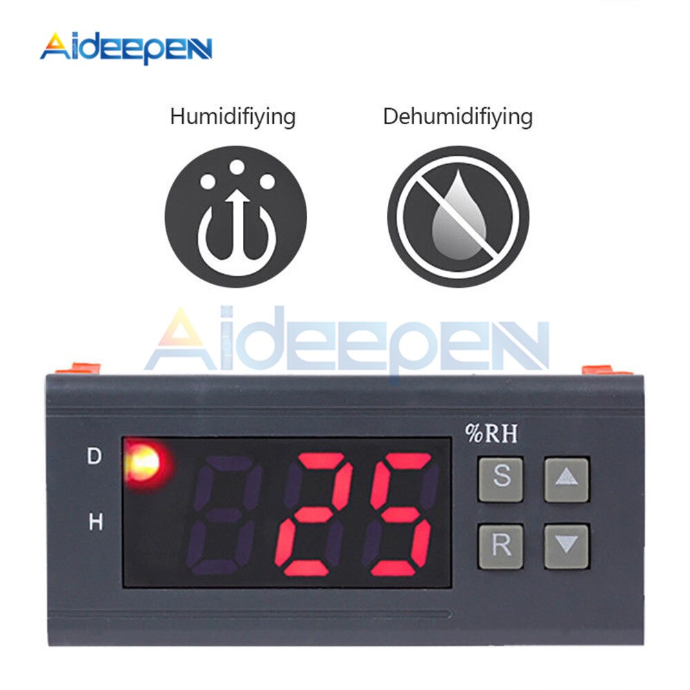 MH13001 AC220V Digital Air Humidity Controller 1%RH 99%RH Hygrostat Hu ...